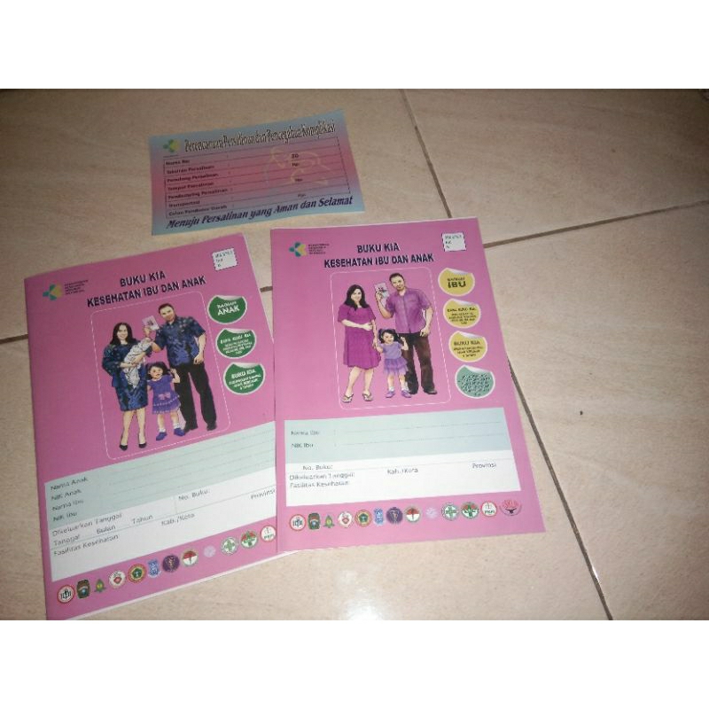 Jual Buku KIA Kesehatan Ibu dan Anak bolak balik Kemenkes 2021 free ...