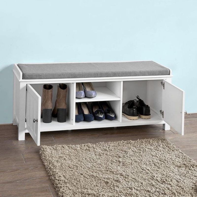 Jual rak sepatu bench storage rak sepatu minimalis rak sepatu duco rak ...