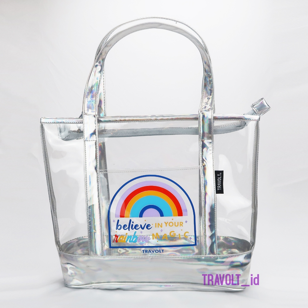 Jual Totebag Transparant Tebal - Magic - Tas Transparan Clear Mika PVC ...
