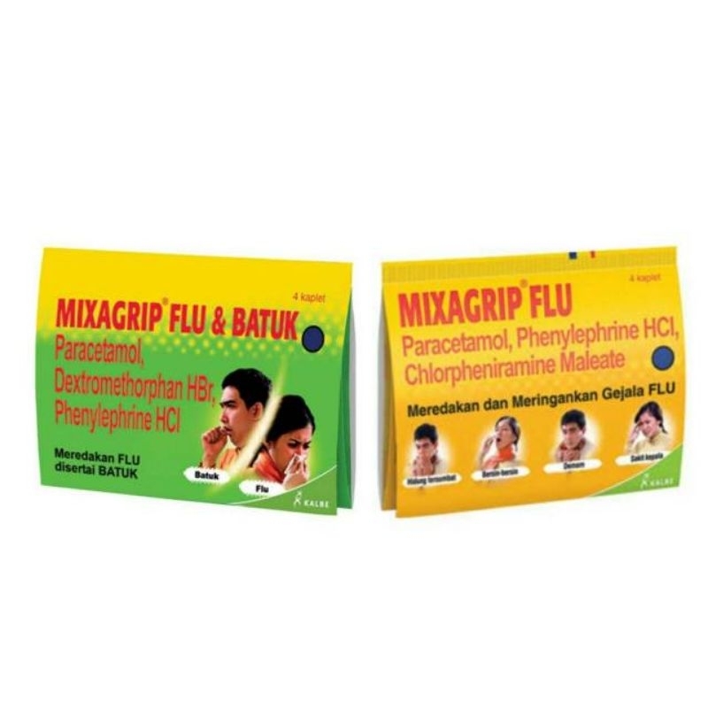 Jual MIXAGRIF Flu , Flu dan Batuk 1 STRIP @ 4 Tablet | Shopee Indonesia