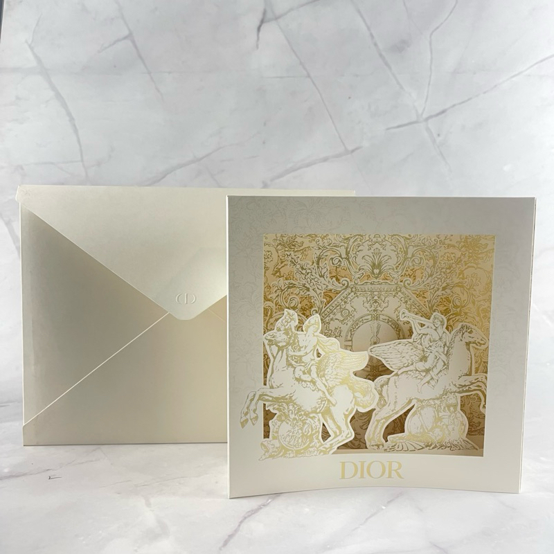 Jual GREETING CARDS / GIFT CARD NOTES WITH ENVELOPE — Christian Dior ...