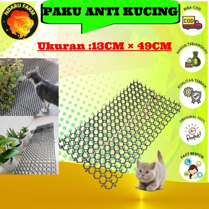 Jual MATRAS ANTI KUCING PAKU PLASTIK PENYEGAT KURANG NDARUFARM | Shopee ...