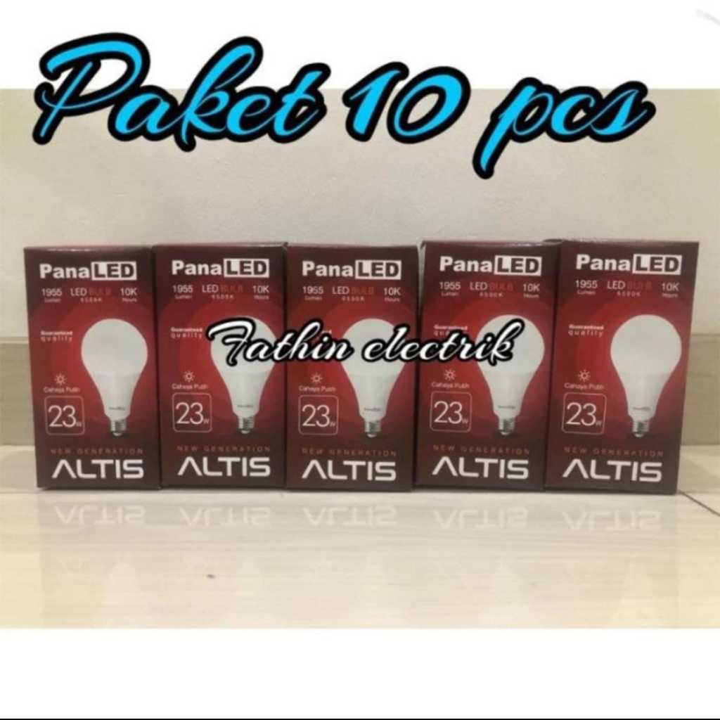Jual Lampu LED Murah Bohlam LED PANALED ALTIS Cahaya Putih 10PCS | Shopee Indonesia