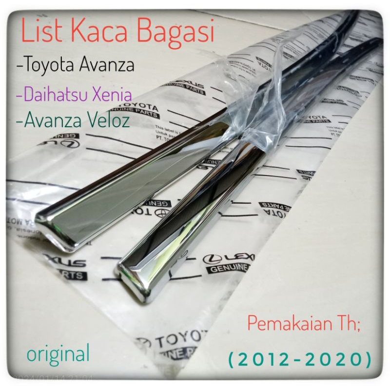 Jual List Kaca Bagasi Avanza Xenia 2012 Up List Kaca Bagasi Avanza ...