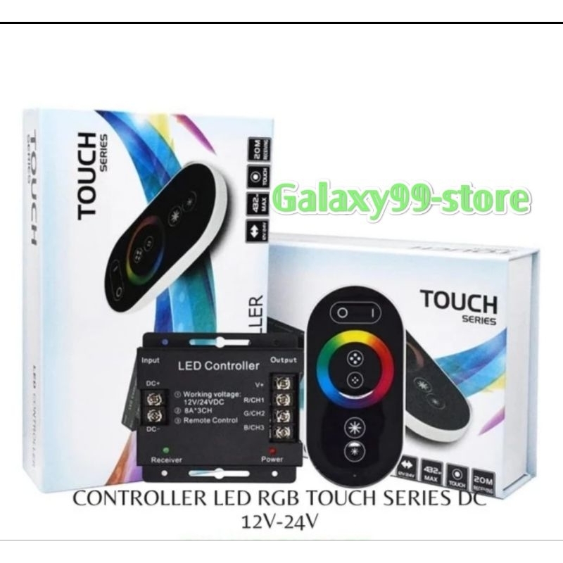 Jual Controller LED RGB Touch series 3 channel 12v-24v | Shopee Indonesia
