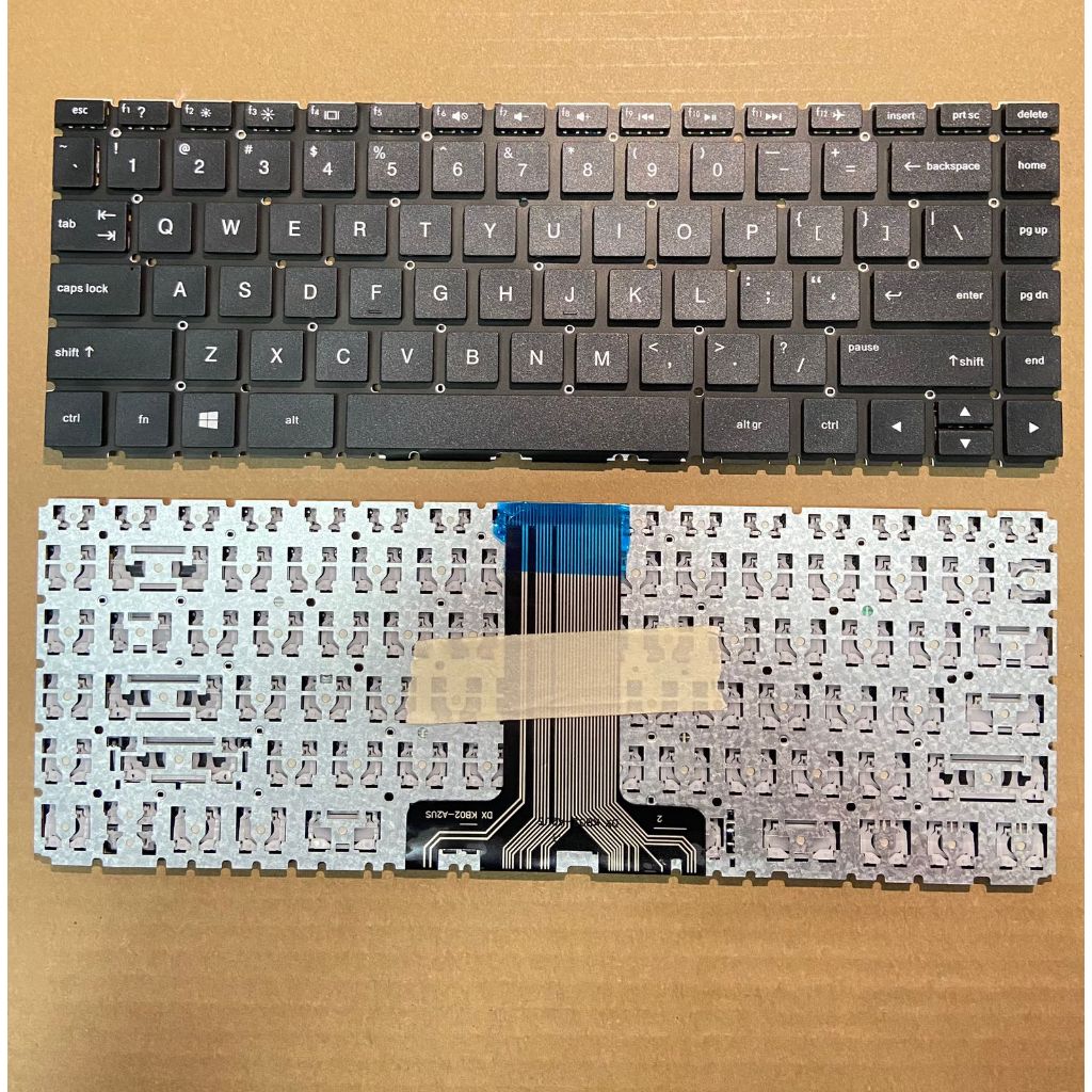 Jual Keyboard Laptop HP Pavilion 14-BW Warna Hitam Black ( No Backlight ...