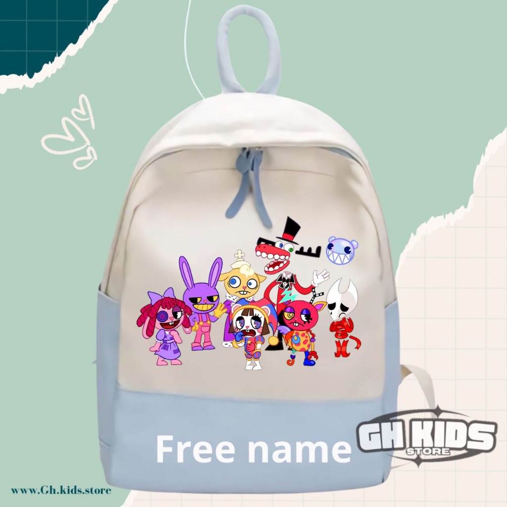 Jual TAS RANSEL BACPACK ANAK GAMBAR THE AMAZING DIGITAL CIRCUS TERBARU ...