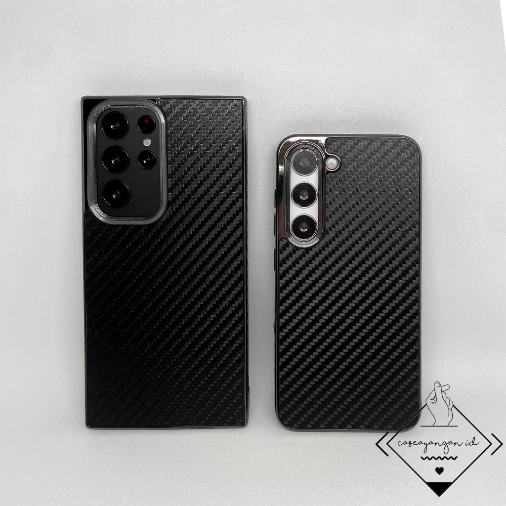 Jual Carbon Lite Case For SAMSUNG S21 S22 S23 S24 S25 A34 A52 A53 A54 A16 A35 A55 ULTRA PLUS FE ...