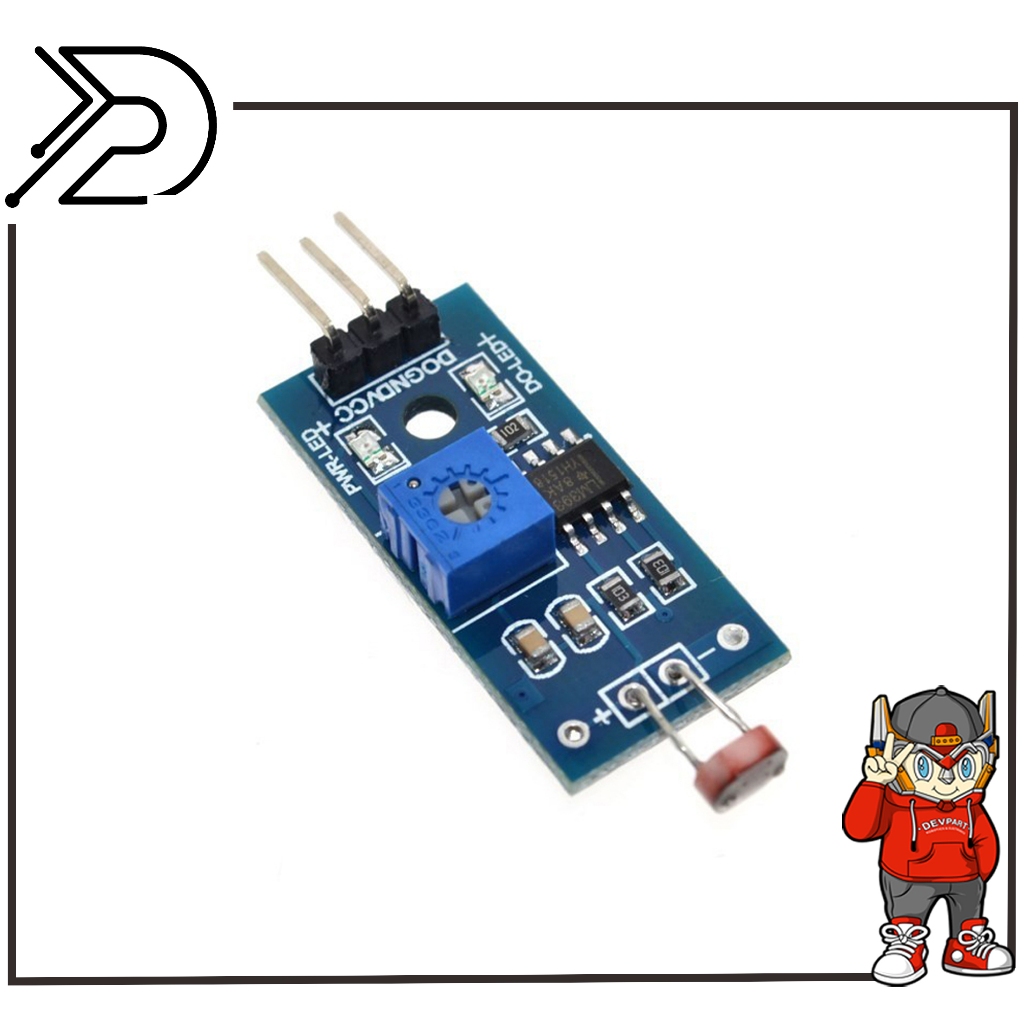 Jual Sensor cahaya LDR Photoresistor photosensitive Arduino | Shopee ...