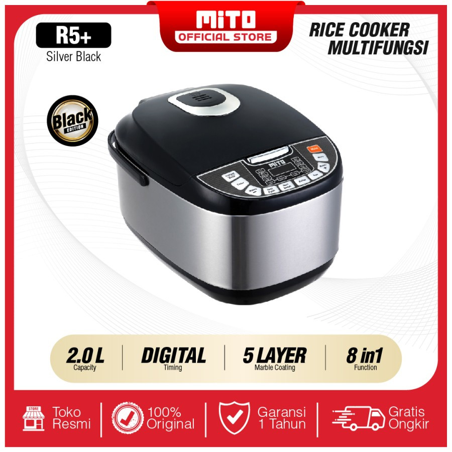 Jual RICE COOKER MITO DIGITAL R5+ MAGIC COM DIGITAL 2 LITER | Shopee ...