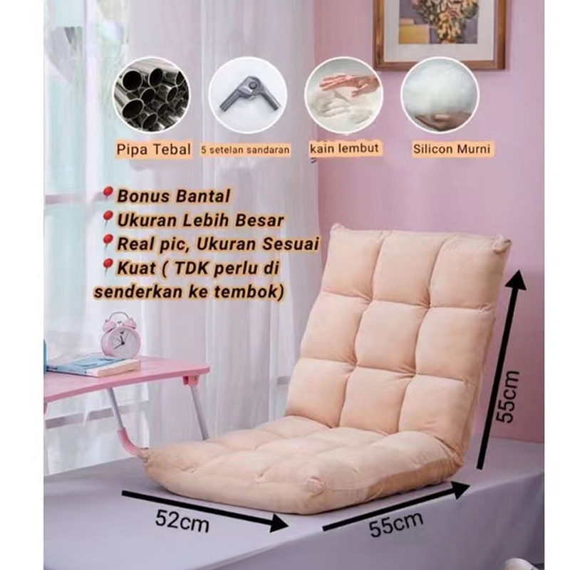 Jual Kursi Lesehan Sofa Kursi Sandaran Sofa Lantai Minimalis Nyaman ...