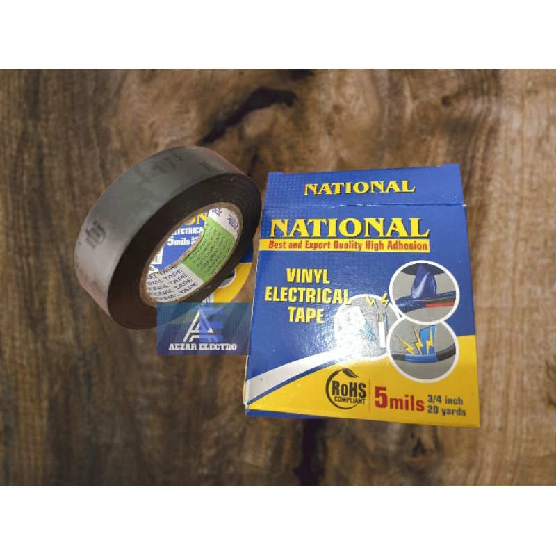 Jual Isolasi National 20 Yard Besar / Isolasi Listrik National 3/4 20 ...