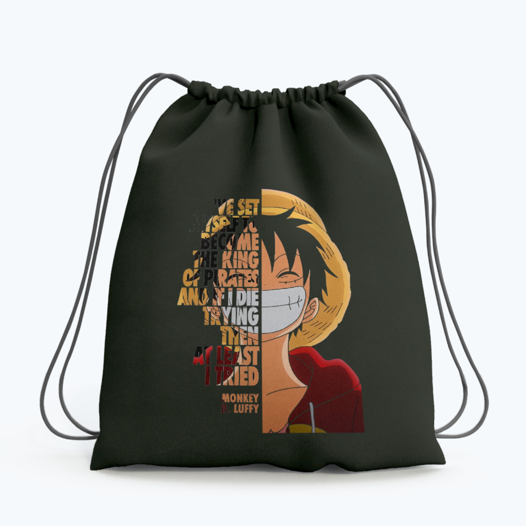 Jual TAS SERUT ANIME ONE PIECE LUFFY / STRING BAG OLAHRAGA FUTSAL/ GYM ...