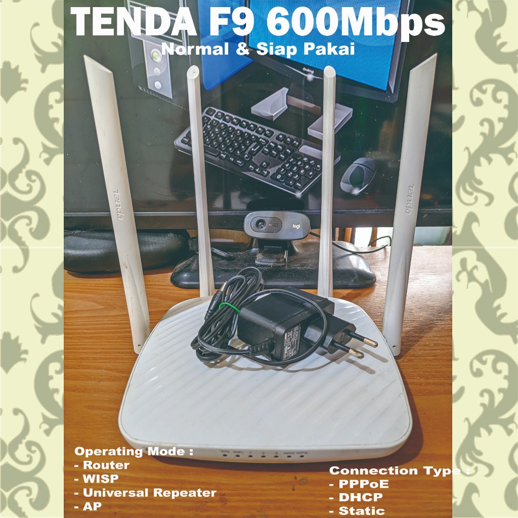 Jual Tenda F9 600Mbps Wall Killer | Shopee Indonesia