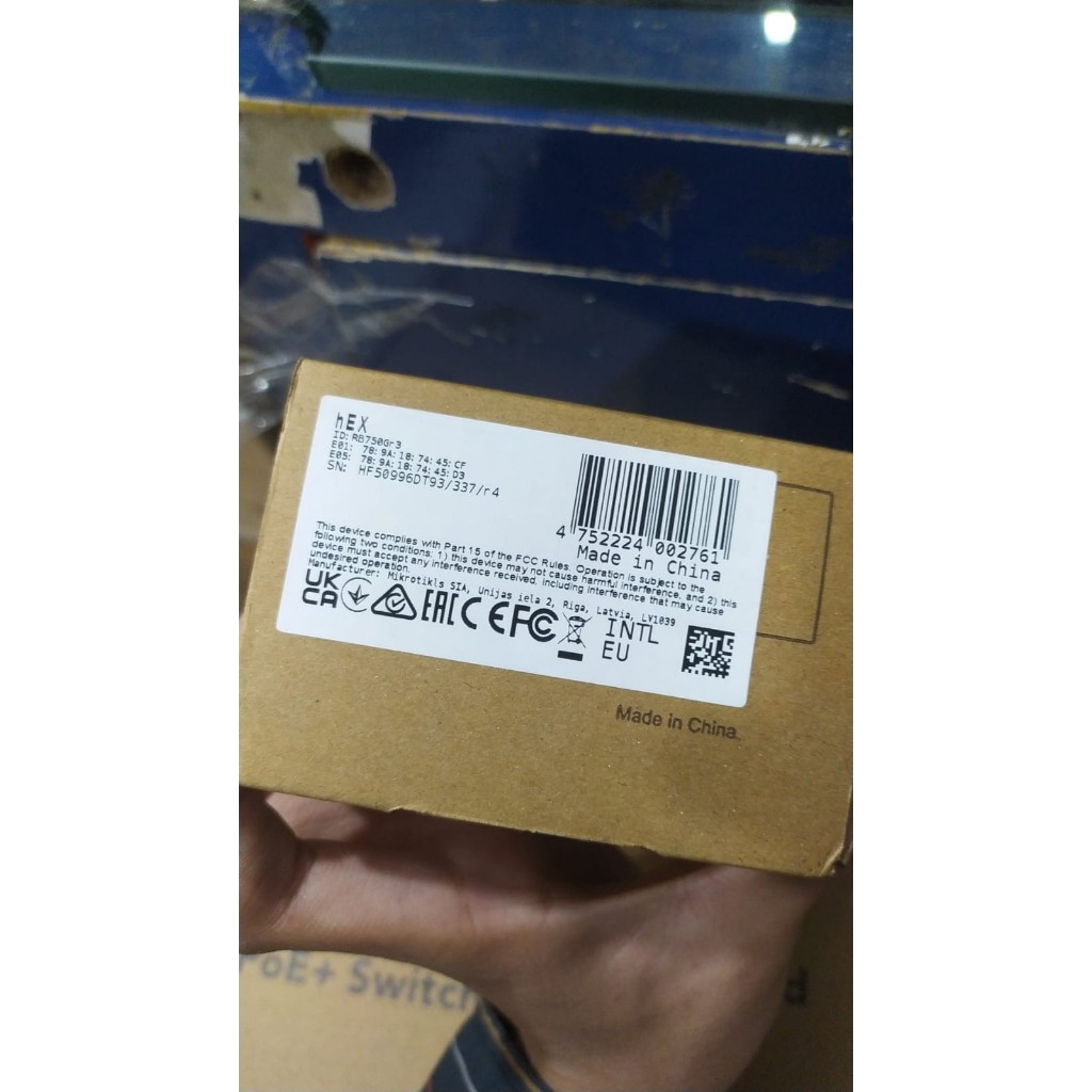 Jual Mikrotik Routerboard RB750Gr3 ( hEX ) 5 Port Gigabit | Shopee ...