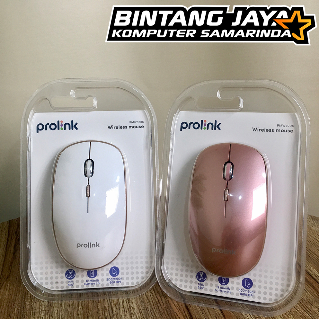 Jual Mouse Wireless Optical Prolink PMW6006 | Shopee Indonesia