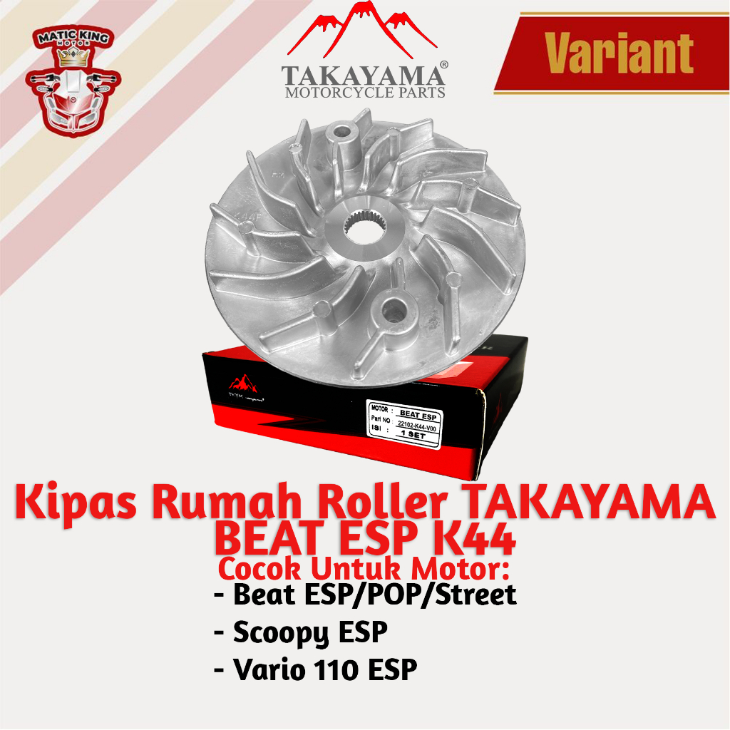 Jual Kipas Lawan Rumah Roller Beat Genio Deluxe Scoopy 2021 up Old New K0J Takayama | Shopee ...