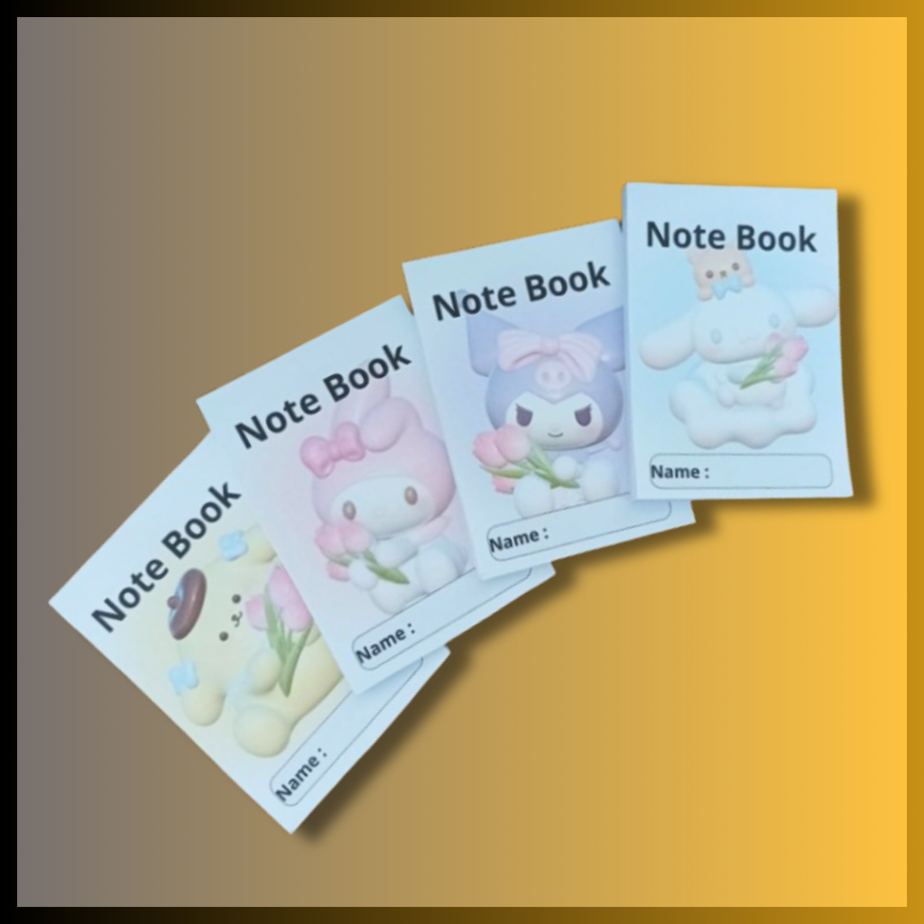 Jual Note book kosongan / notebook sketsa / Blank Book Gambar Sanrio ...