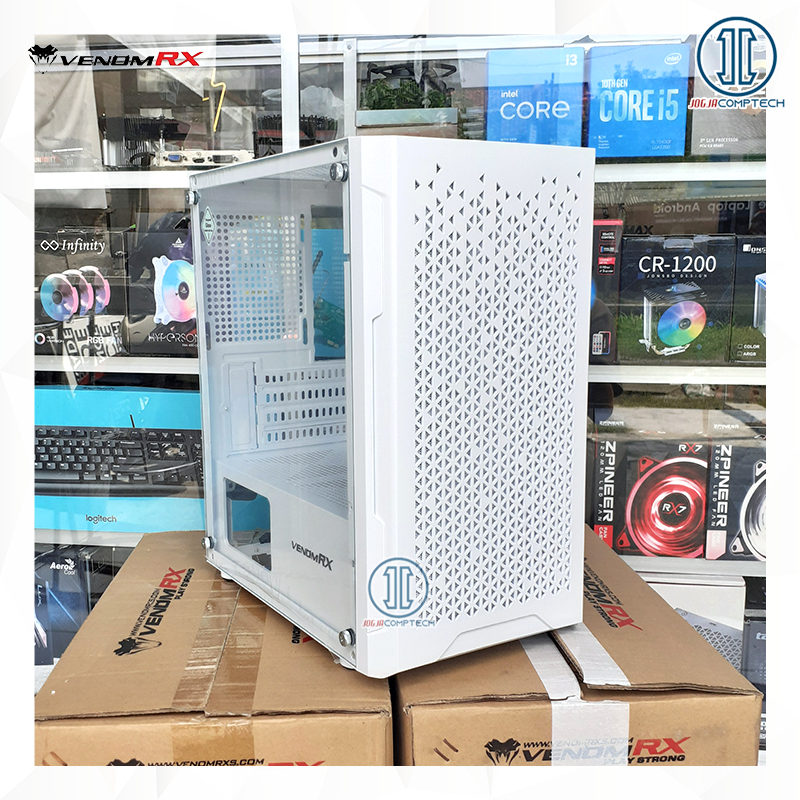 Jual Casing PC Gaming Venomrx Urra MATX 2 FAN RGB Tempered Glass Gaming ...