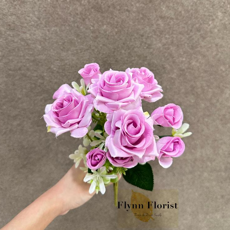 Jual Bunga Rose Mawar Kombinasi Kuncup Cabang 7 (Satuan) Dekorasi Mawar ...