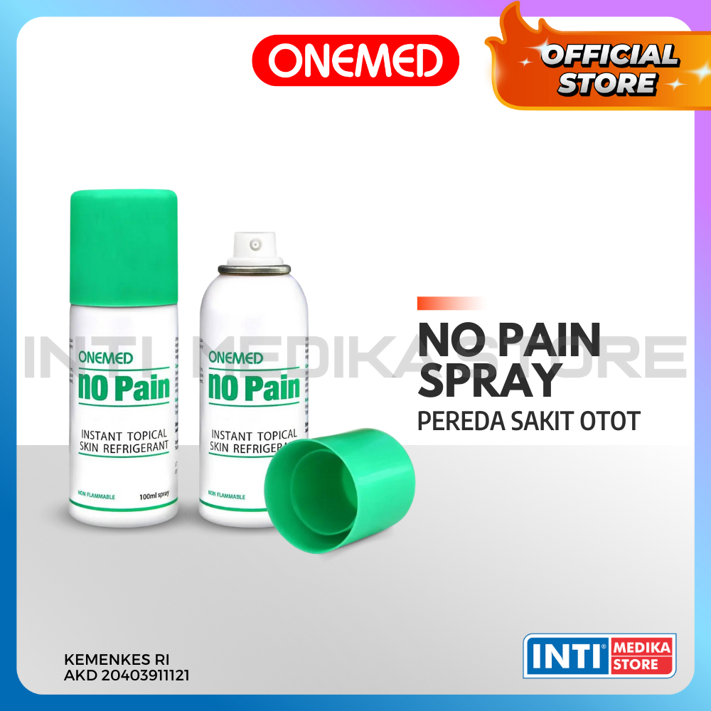 Jual ONEMED - No Pain Spray 100ml Pereda Nyeri Otot | Semprotan Kram ...