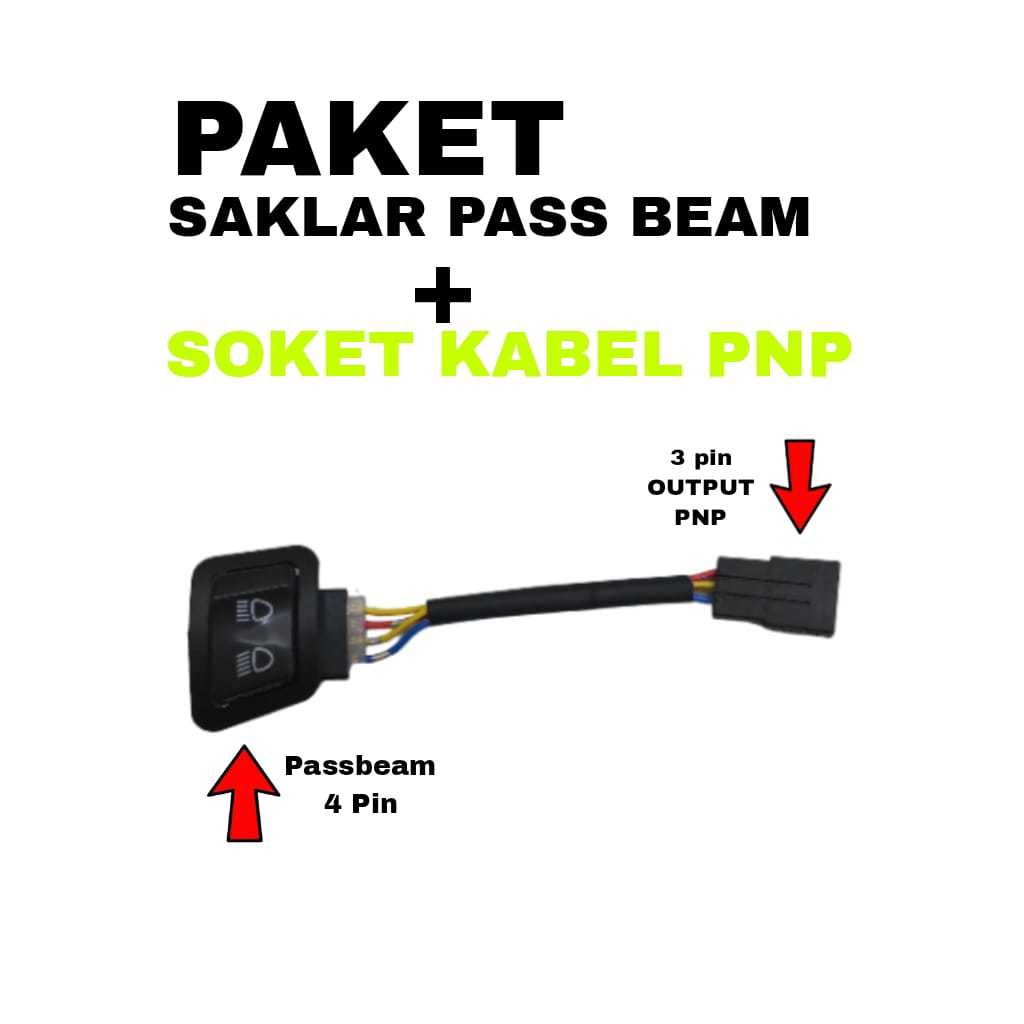 Jual Saklar Pass Beam Honda BEAM 3 MODE HONDA VARIO 125 150 LED OLD LAMA TIPE 4 PIN Plus Socket ...