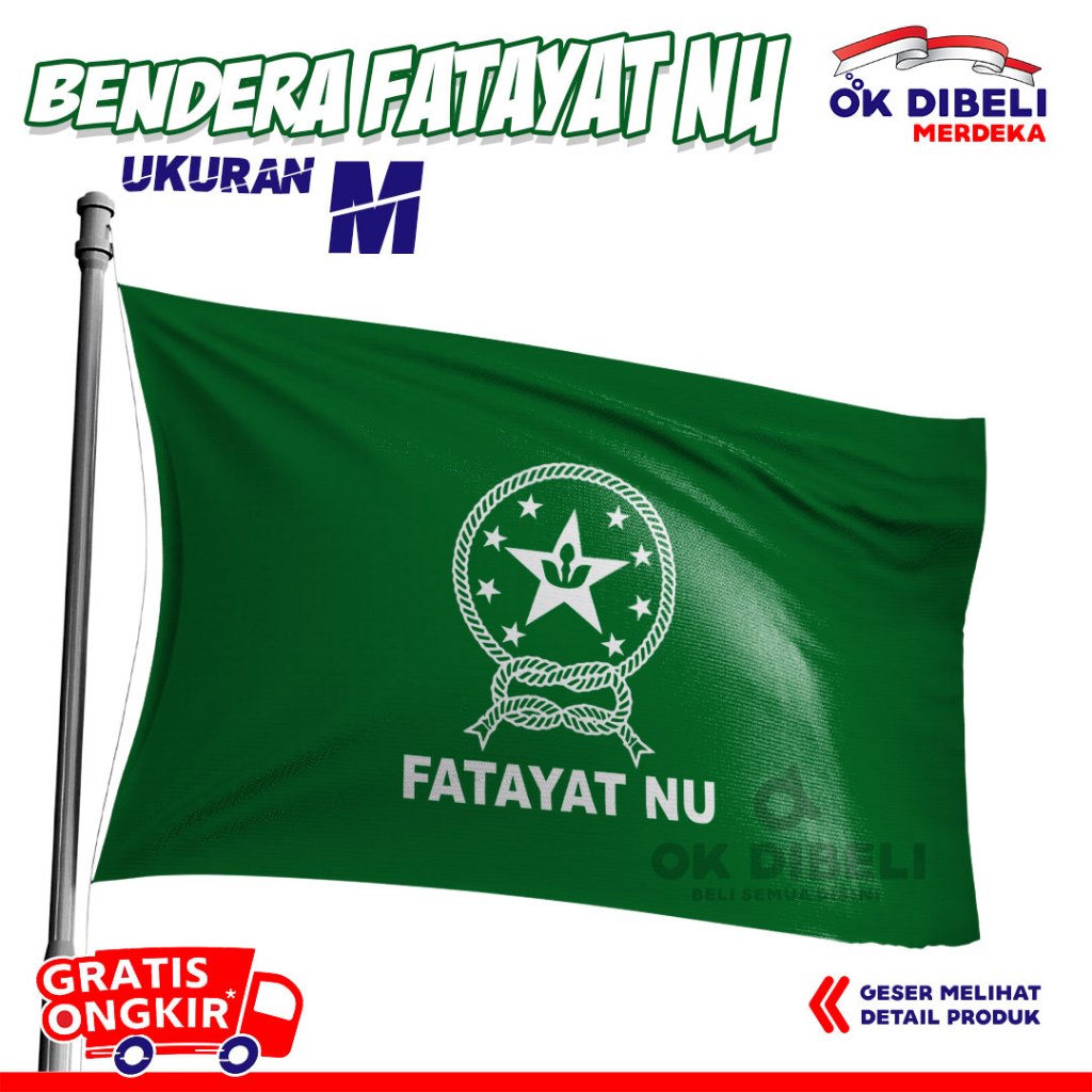 Jual Bendera Fatayat NU ukuran 90 Bendera Komunitas | Shopee Indonesia
