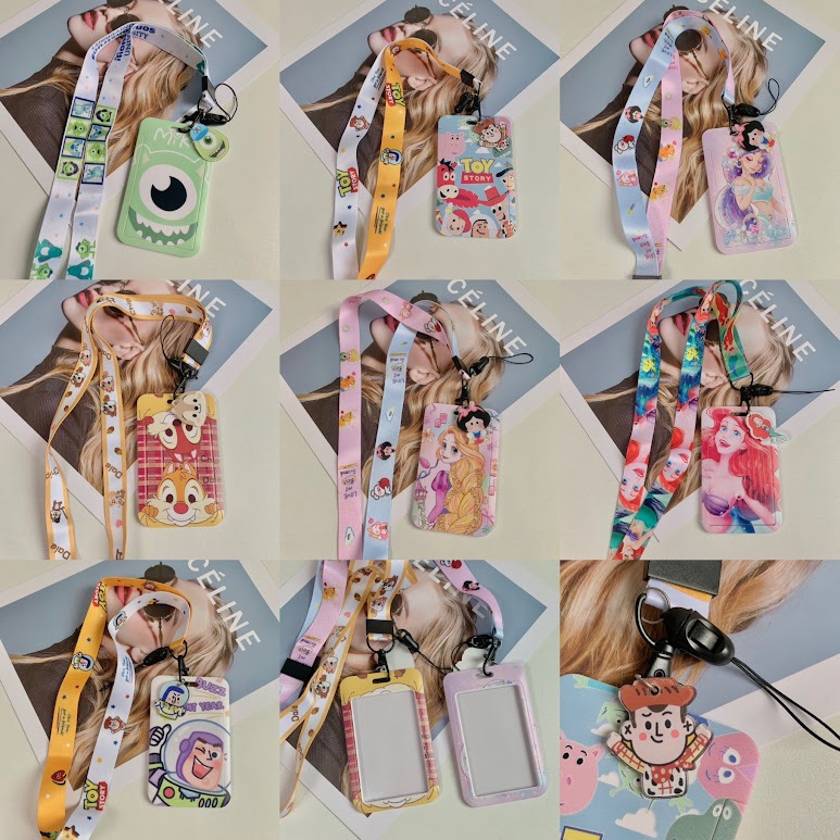 Jual ID Card Tali Karakter Kartun Sulley Toy Story Stitch One Piece ...