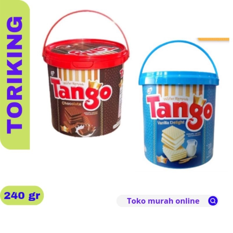 Jual WAFER TANGO JAR - COKLAT/VANILA ( 1karton isi 6 @240gr ) | Shopee ...