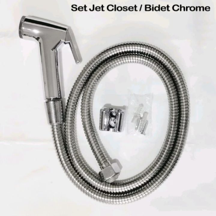 Jual Jet Shower Bidet Spray Closet Set Semprotan WC Duduk Kamar Mandi ...