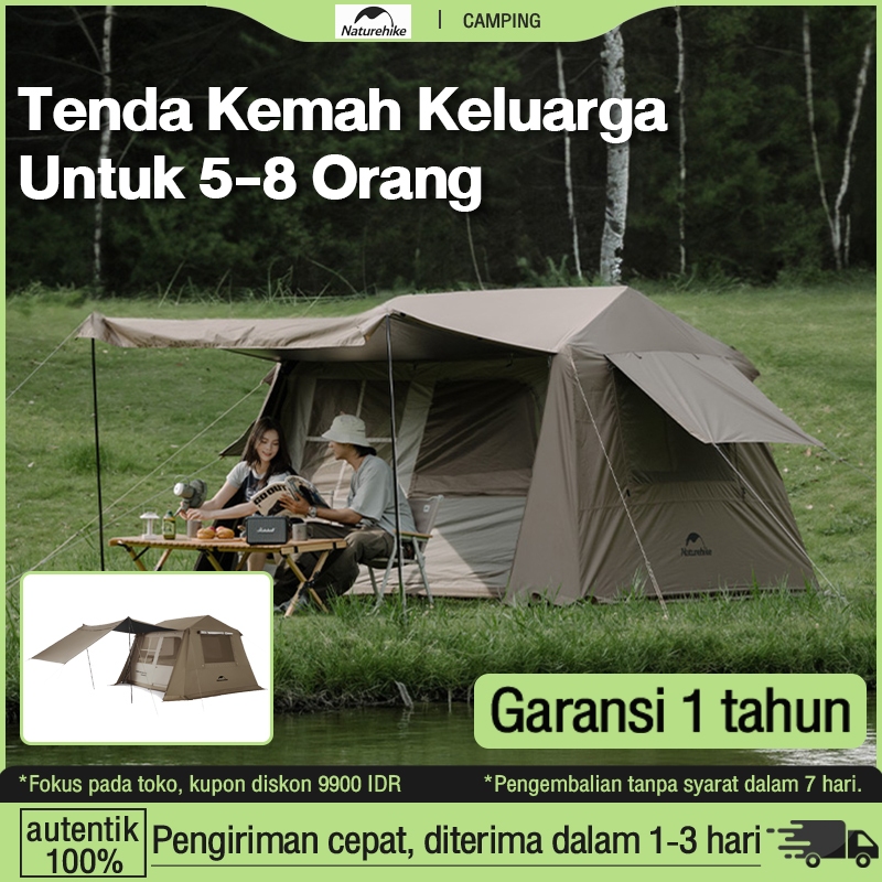 Jual Naturehike Tenda Village 6.0 Automatic Outdoor Camping Tent 3-4 Orang Tenda Outdoor Camping ...