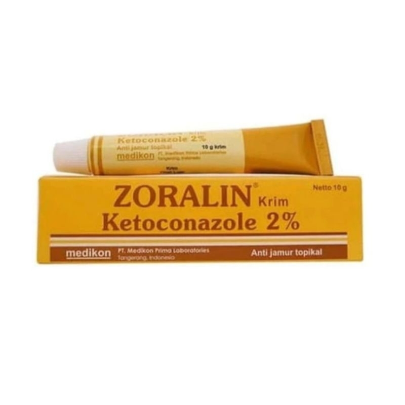 Jual Zoralin Krim 2% - Obat Gatal-gatal akibat Jamur | Ketoconazole ...