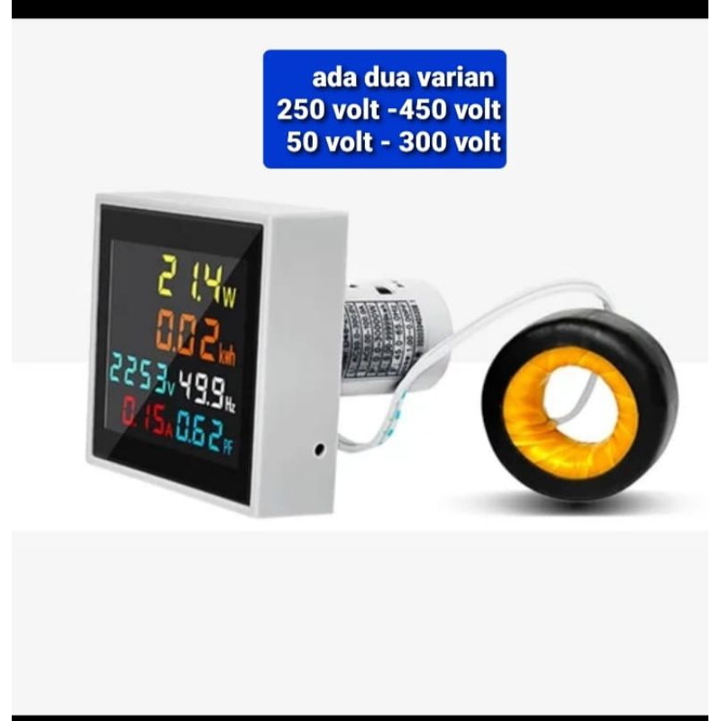 Jual VoltMeter Amper Meter Listrik Digital 6in1 multi meter multi ...