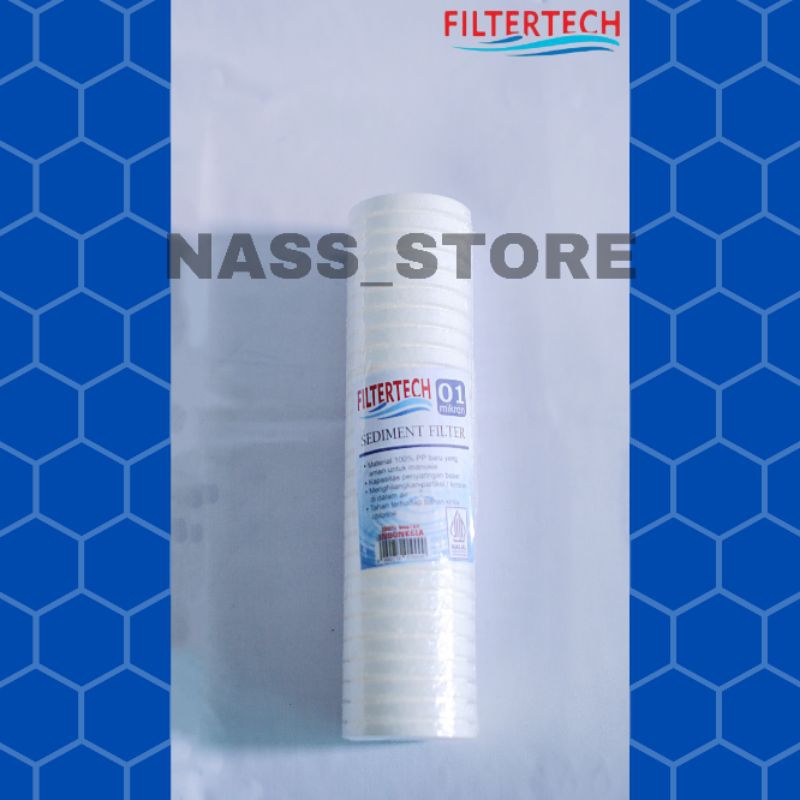 Jual Cartridge Filter Deep Groove / 10 Inch 1, 3, 5, 10 Micron ...