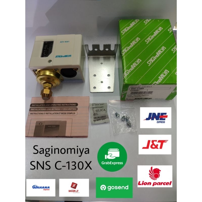 Jual SNS C-130X Pressure Switch Saginomiya SNS C130X Tekanan 0-30kg | Shopee Indonesia