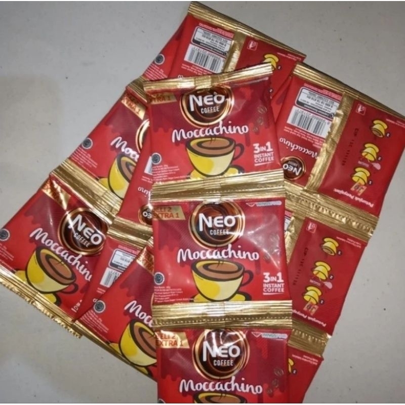 Jual Neo Coffee Moccachino 3in1 Instant Coffee Sachet 20g ( satu ...