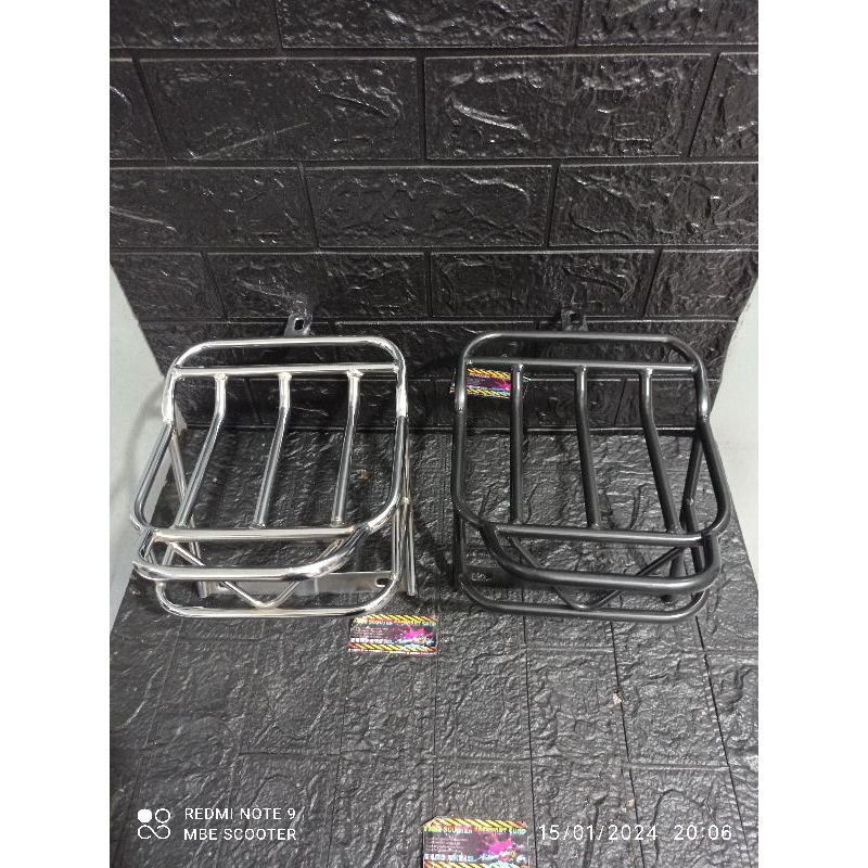 Jual Backrack rak belakang vespa model minimalis vespa PX PS exlusif ...
