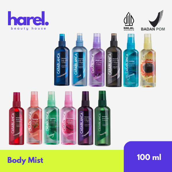 Jual CASABLANCA Body Mist Cologne 100 ML | Shopee Indonesia