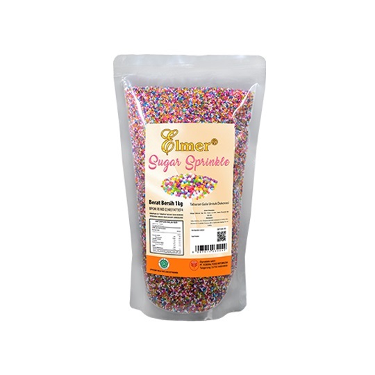 Jual Elmer | Sugar Sprinkle Sprinkel Springkel Rainbow Mutiara Topping ...