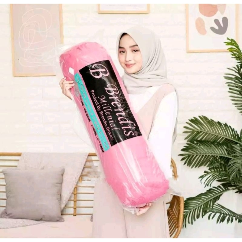 Jual Guling Millenial Brendis Jumbo Pink HIJAU Putih Tebal Halus Dan ...