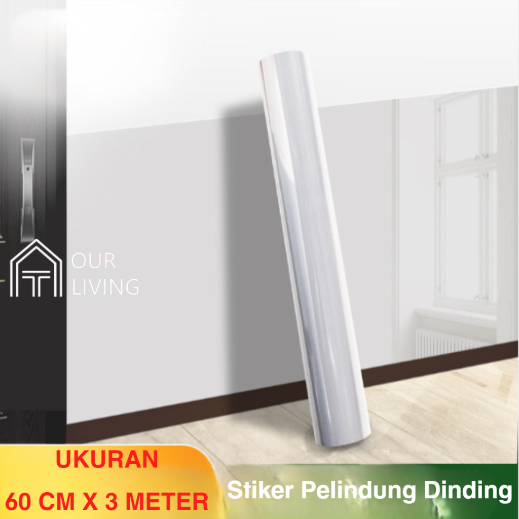 Jual [OL] Wall Sticker Transparant Wallpaper Stiker Pelindung Dinding ...