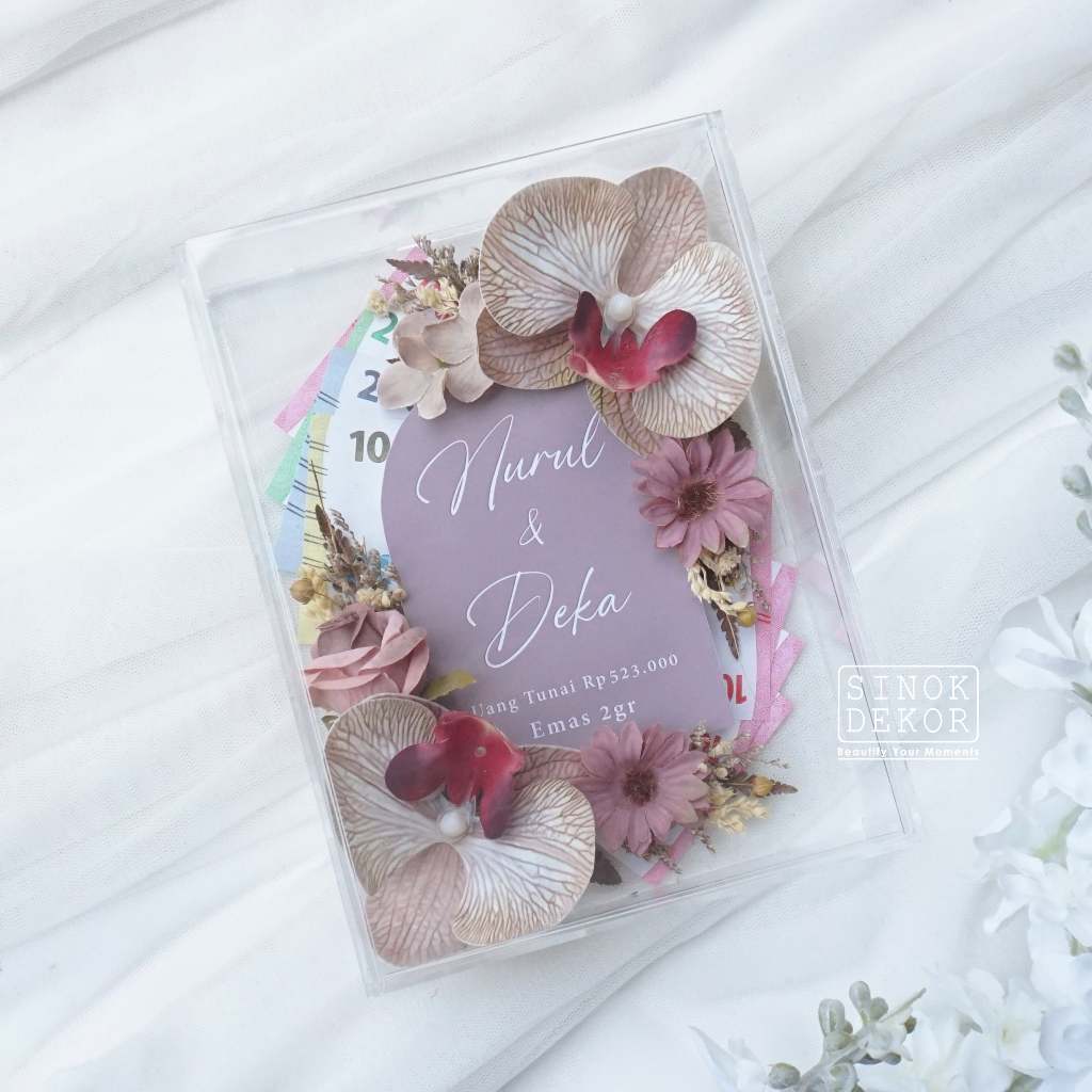 Jual Jual Mahar Akrilik / Bingkai Mahar Pernikahan / Mahar Nikah / Mahar Rustic / Frame Mahar ...