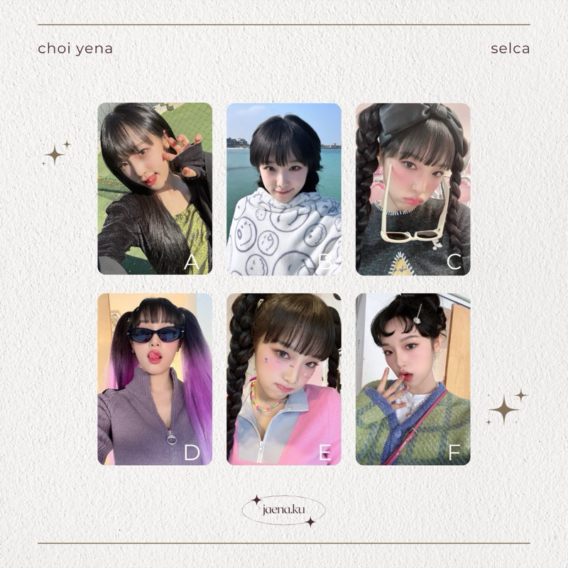 Jual [YENA] PHOTOCARD SELCA 3 CHOI YENA UNOFFICIAL | Shopee Indonesia
