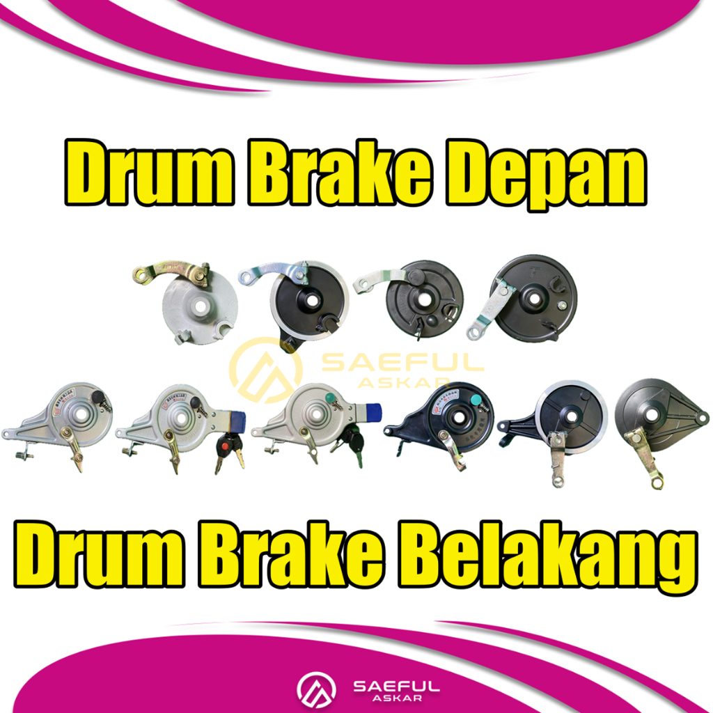 Jual Rem Tromol Set Depan & Belakang Sepeda Listrik | Shopee Indonesia