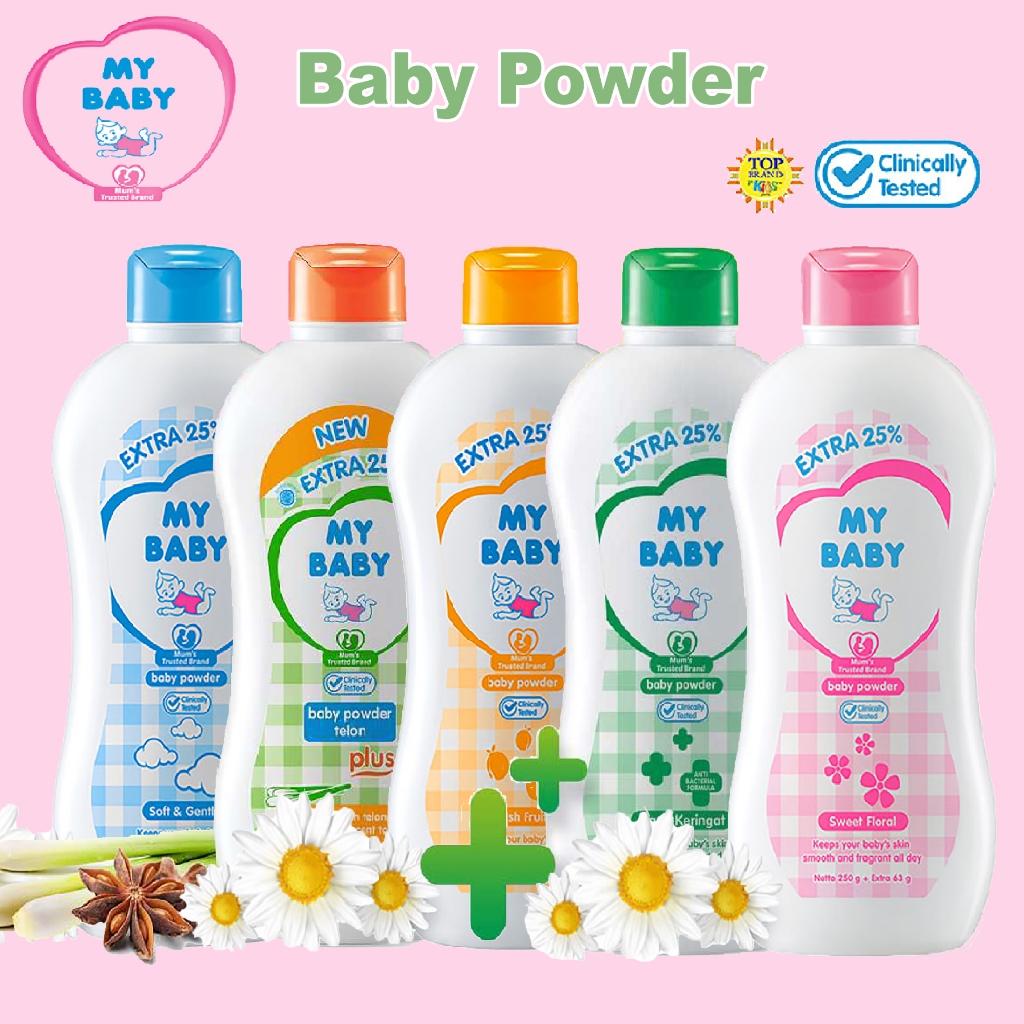 Jual My Baby Powder Extra Bedak Bayi Bedak Tabur | Shopee Indonesia