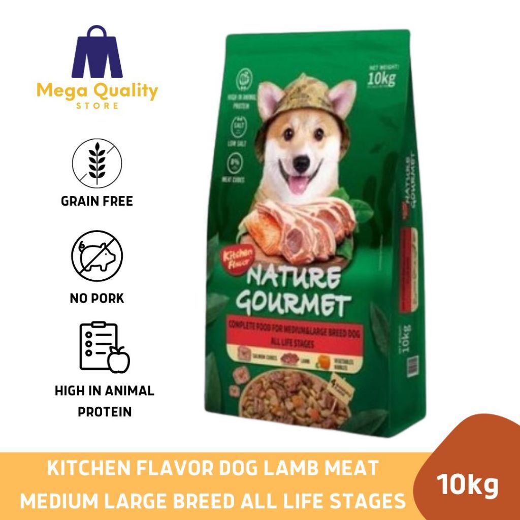 Jual Kitchen Flavor Dog Lamb Meat Medium Large Breed All Life Stages ...