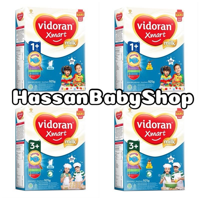 Jual Vidoran Xmart 0 6 / 6 12 / 1+ 3+ 5+ Vanila Madu 700gr 925gr ...