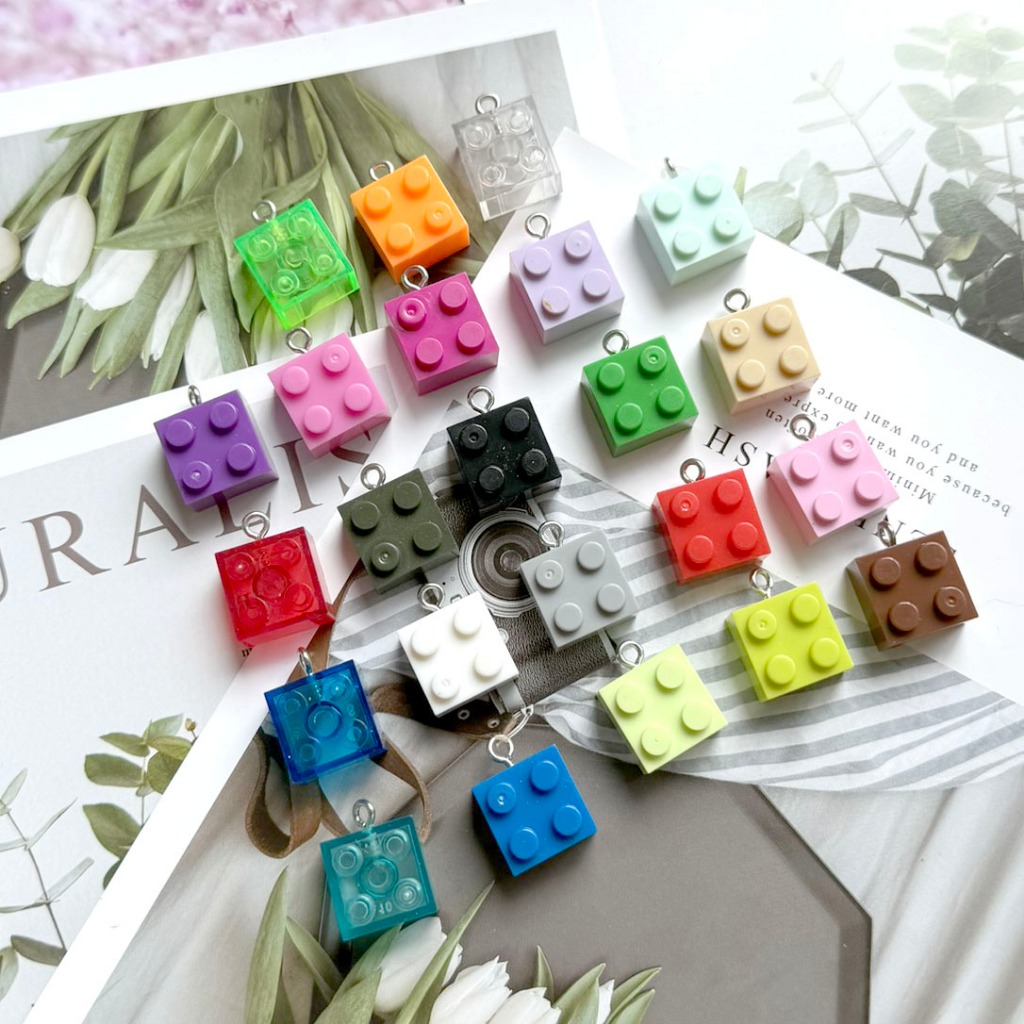 Jual 1 pcs Charm Liontin Akrilik - LEGO CUBE | Shopee Indonesia
