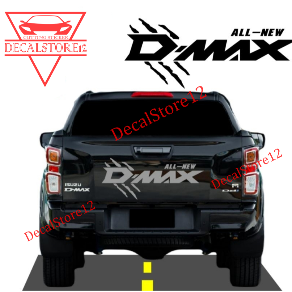 Jual stiker sticker all new d-max sticker cutting cakaran all new isuzu ...