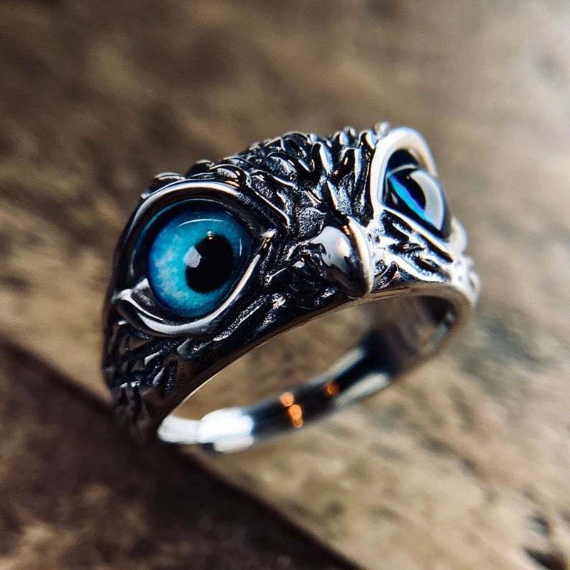 Jual COD Cincin Model Terbuka Bentuk Burung Hantu Gaya Retro Untuk ...
